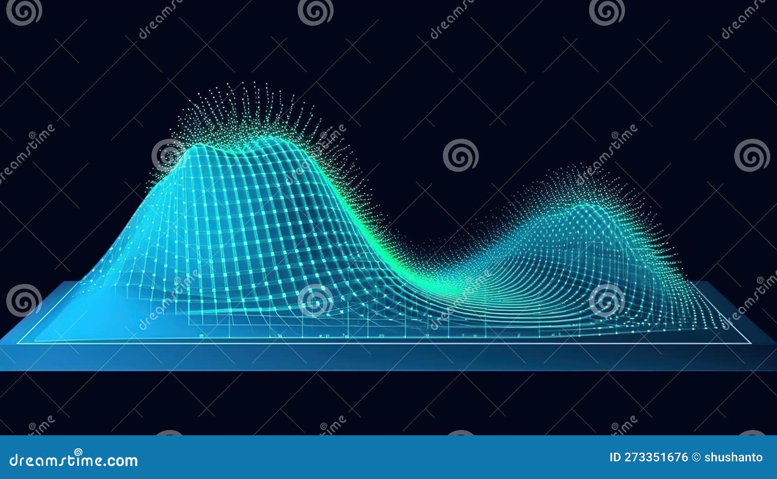 Illustration of Futuristic Infographic Stock Illustration ...