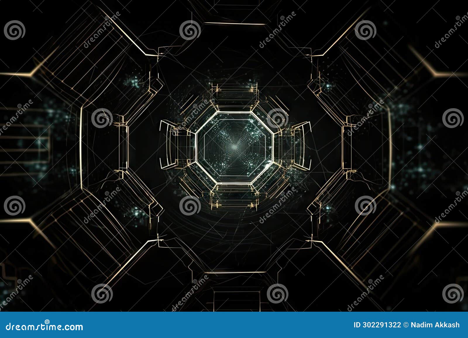Illustration Futuristic Technology Gaming Background Stock Illustration ...