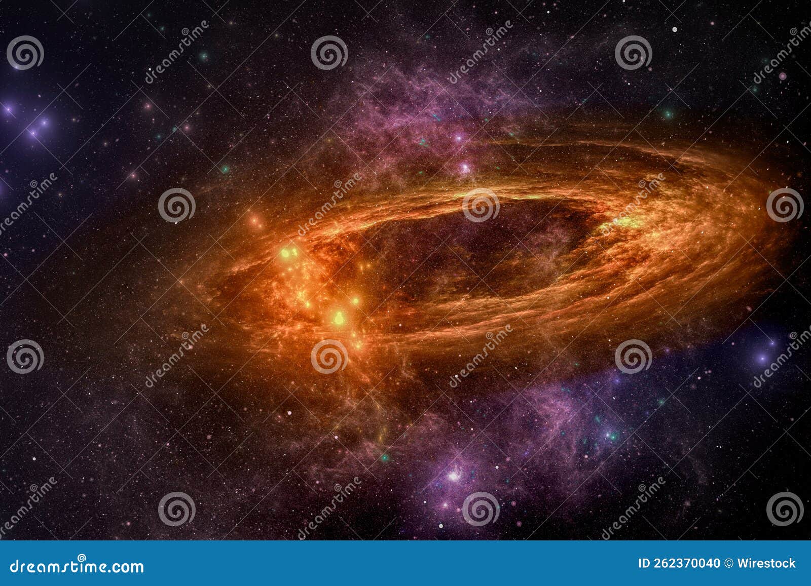 Illustration of Galaxy Explosion Space Stock Illustration ...