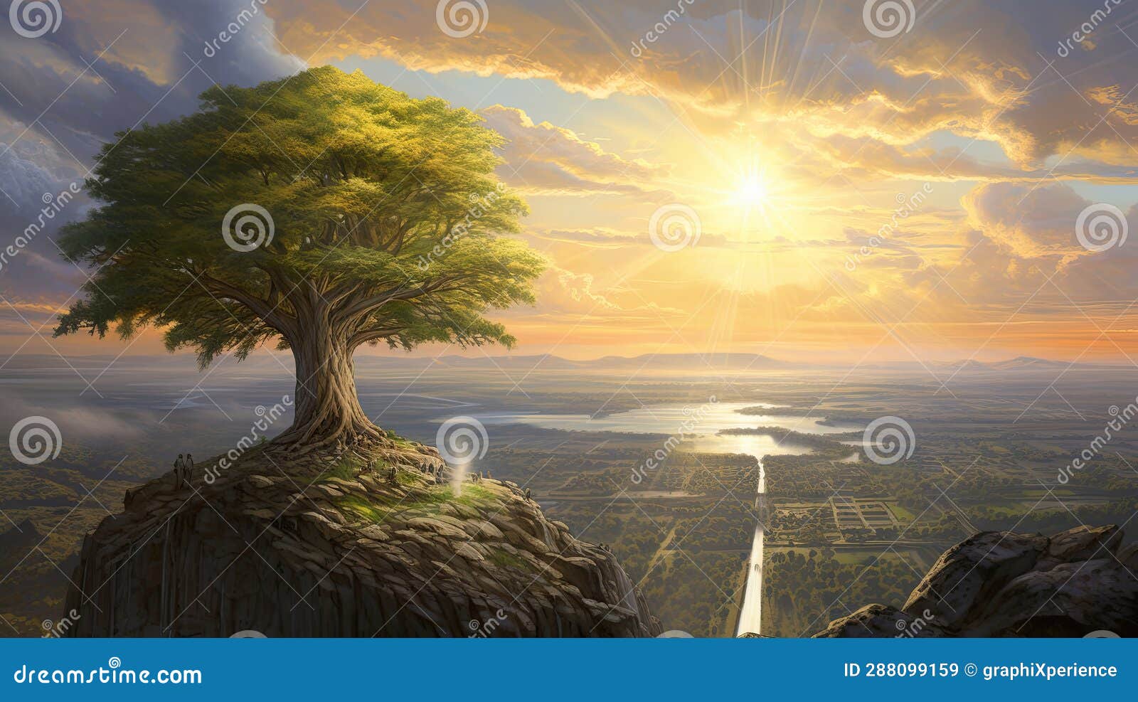 Radiating Reign of Peace stock illustration. Illustration of light ...