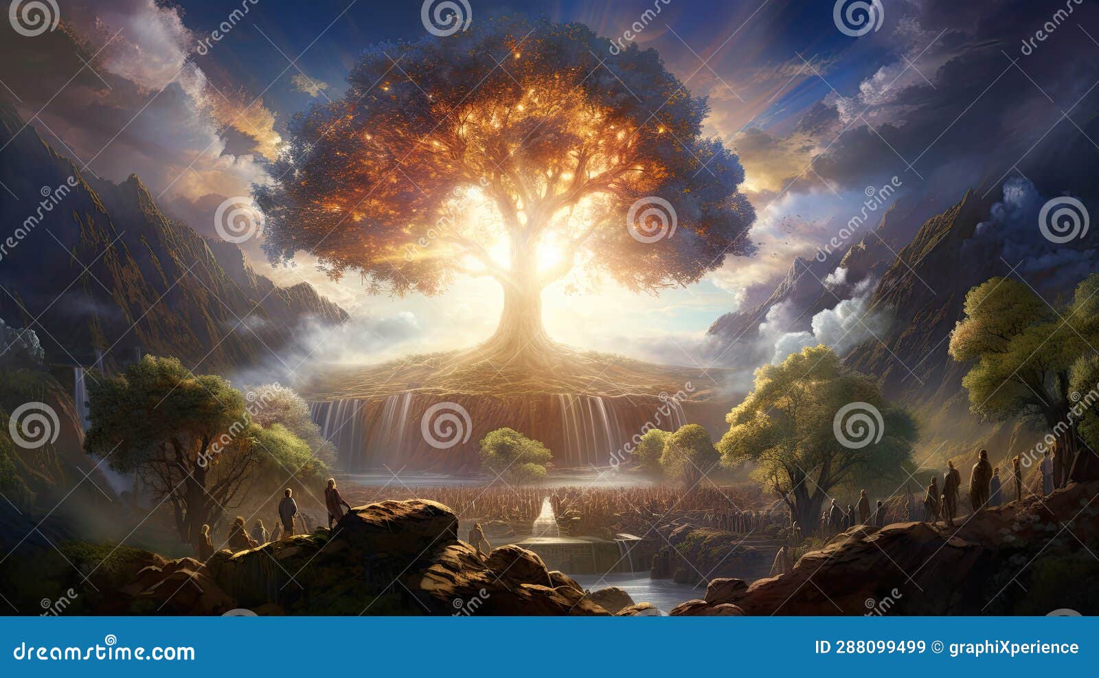 Radiating Reign of Peace stock illustration. Illustration of reign ...
