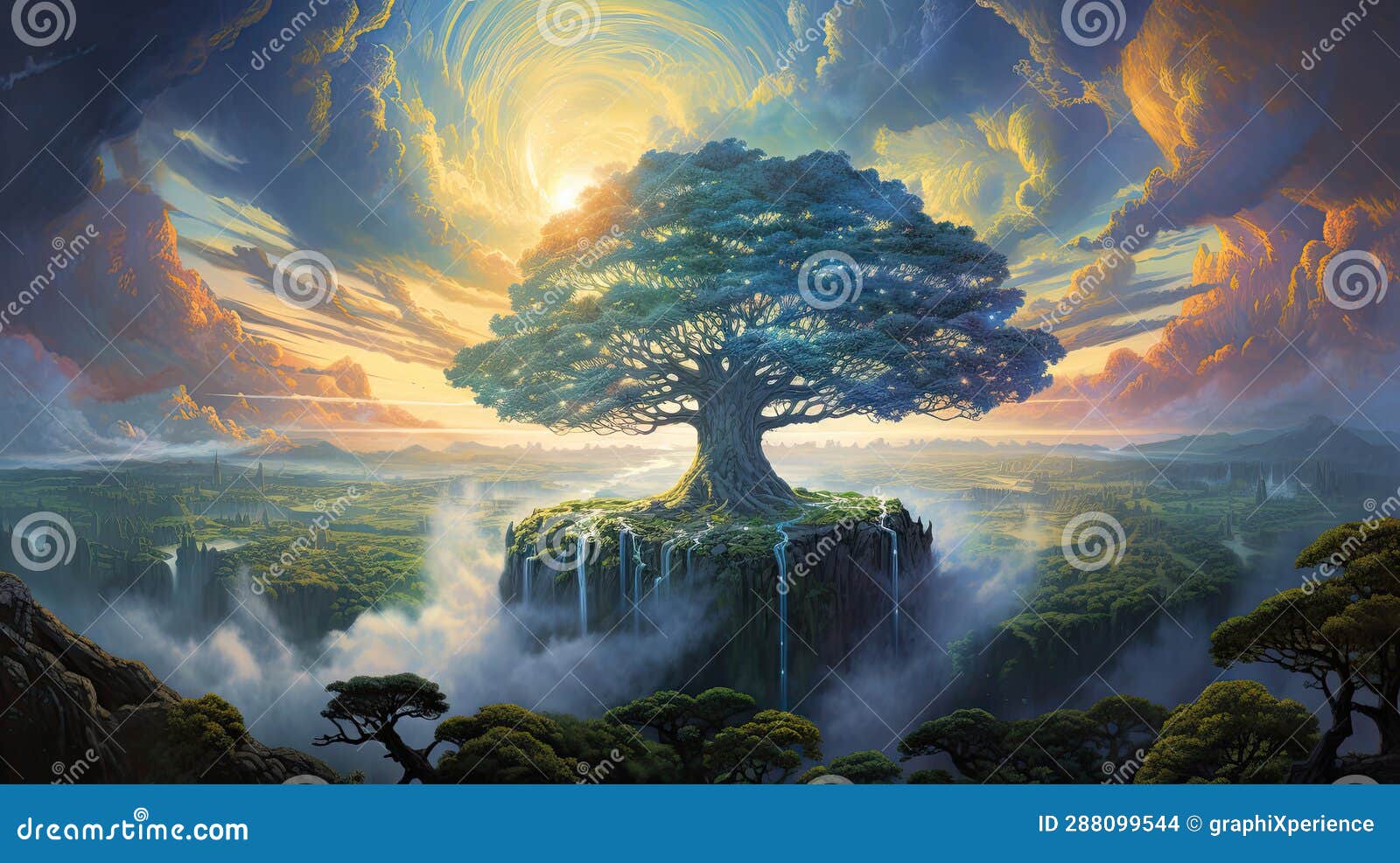 Radiating Reign of Peace stock illustration. Illustration of earth ...