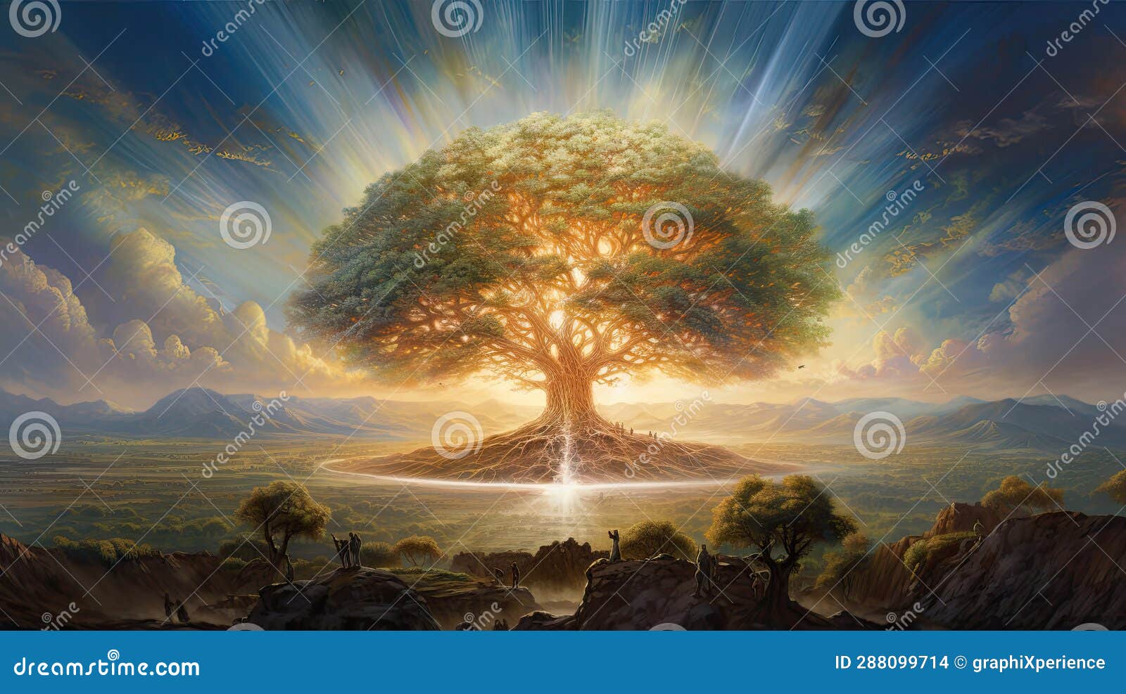 Radiating Reign of Peace stock illustration. Illustration of earth ...