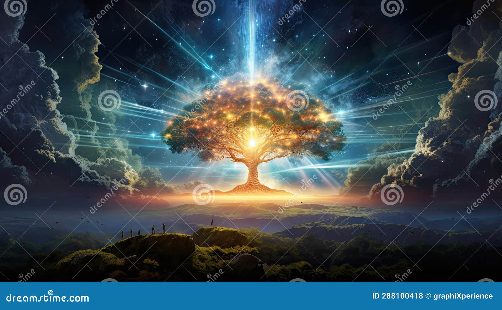 Radiating Reign of Peace stock illustration. Illustration of earth ...
