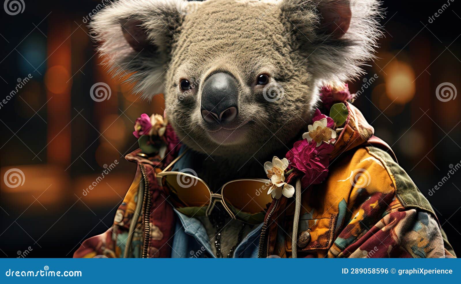 Koala Flow in Hip Hop stock illustration. Illustration of urban - 289058596