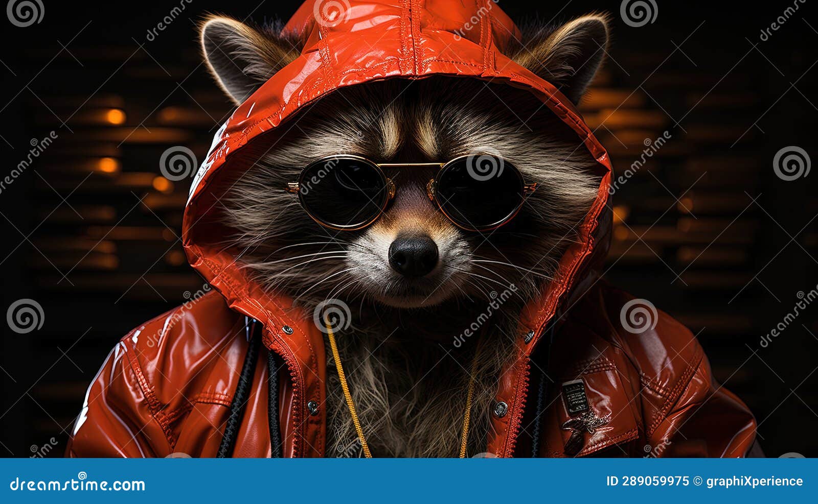Raccoon Rhymes 3D stock illustration. Illustration of rapper - 289059975