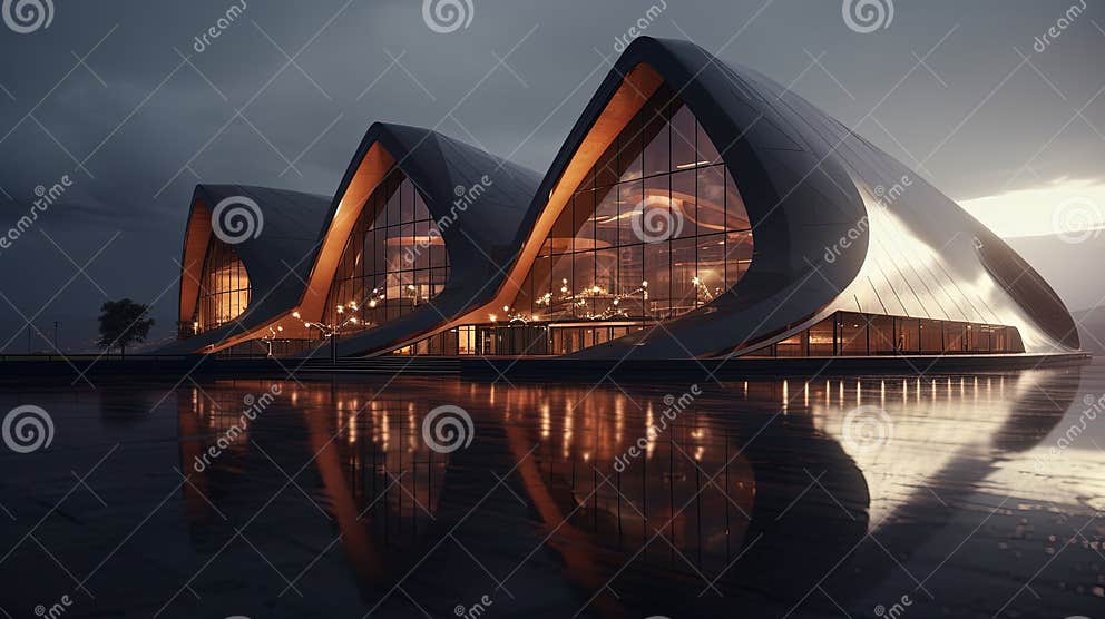 Ethereal Raindrop Haven stock illustration. Illustration of style ...