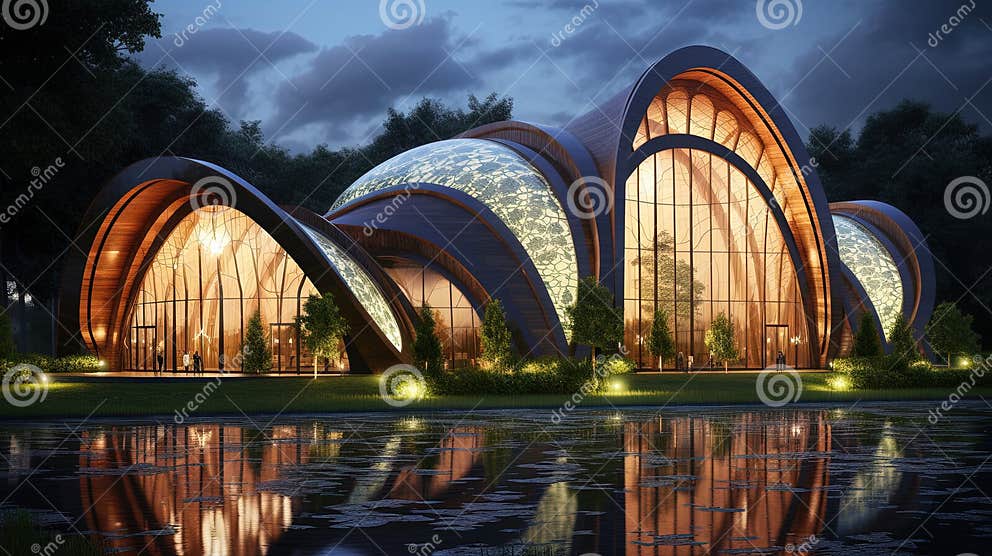 Ethereal Raindrop Haven stock illustration. Illustration of elegance ...