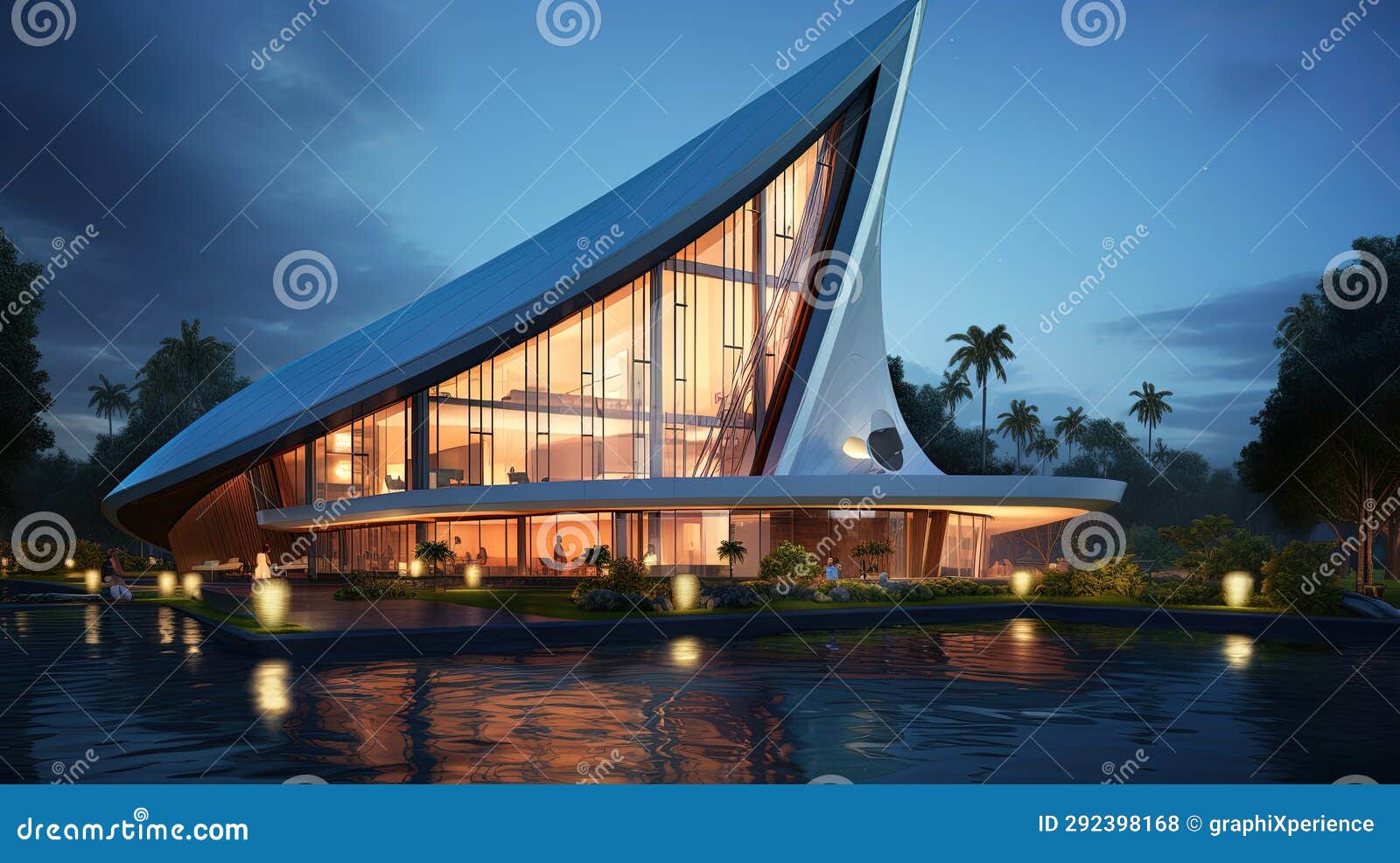 Ethereal Raindrop Haven stock illustration. Illustration of ...