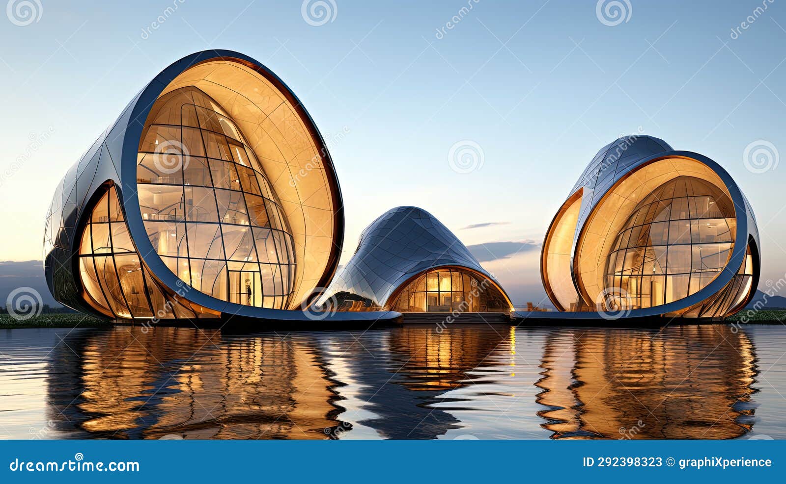 Ethereal Raindrop Haven stock illustration. Illustration of urban ...