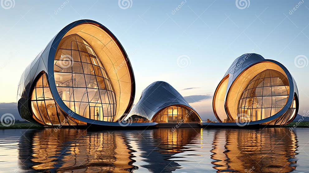 Ethereal Raindrop Haven stock illustration. Illustration of urban ...