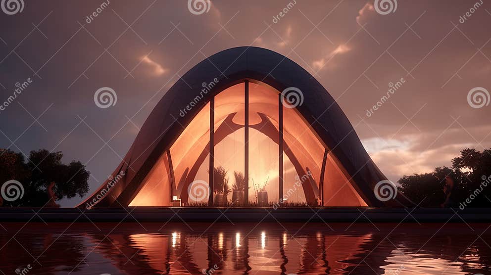 Ethereal Raindrop Haven stock illustration. Illustration of raindrop ...