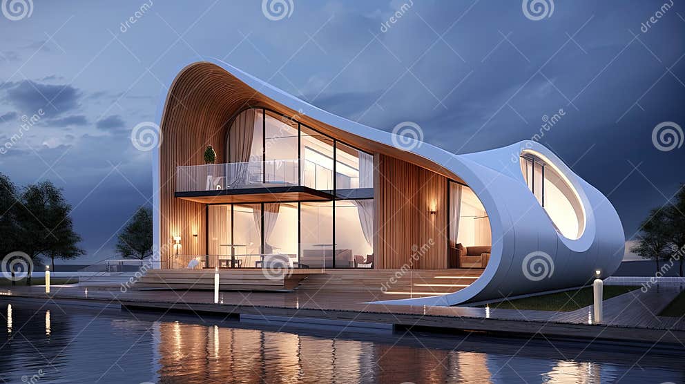 Ethereal Raindrop Haven stock illustration. Illustration of urban ...