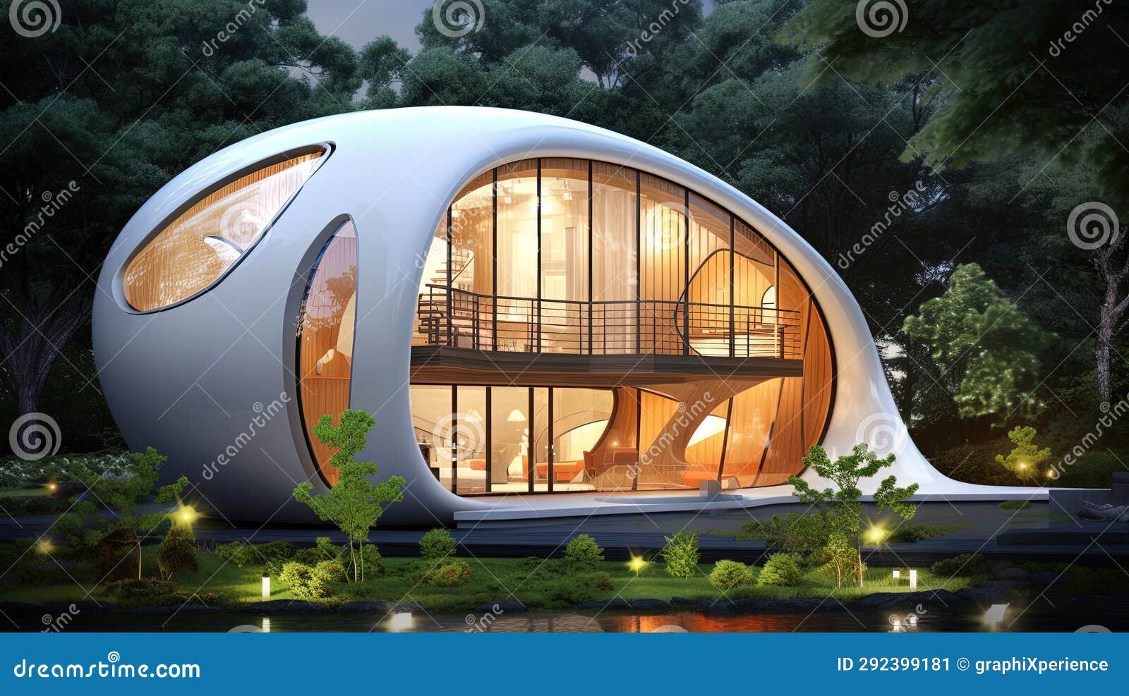 Ethereal Raindrop Haven stock illustration. Illustration of masterpiece ...