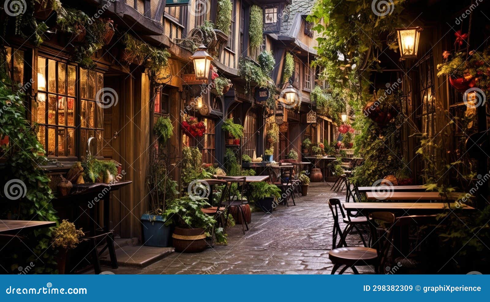 Enchanting London Christmas at 1850 Stock Illustration - Illustration ...