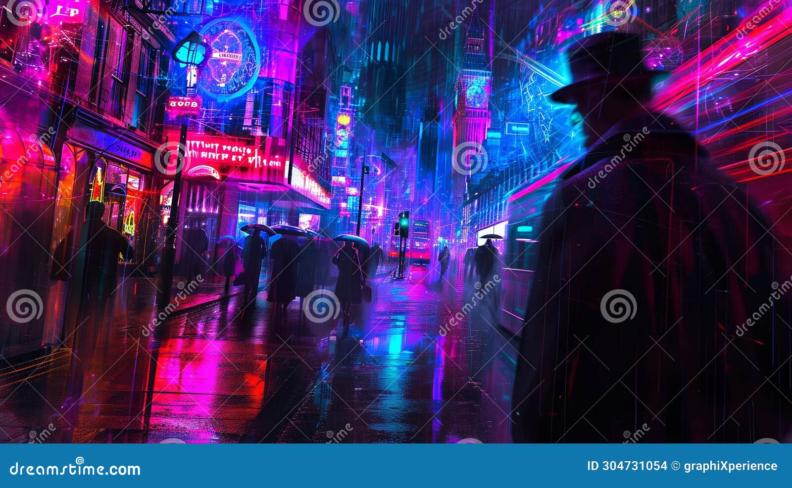 221B Baker Street Reimagined Stock Illustration - Illustration of ...