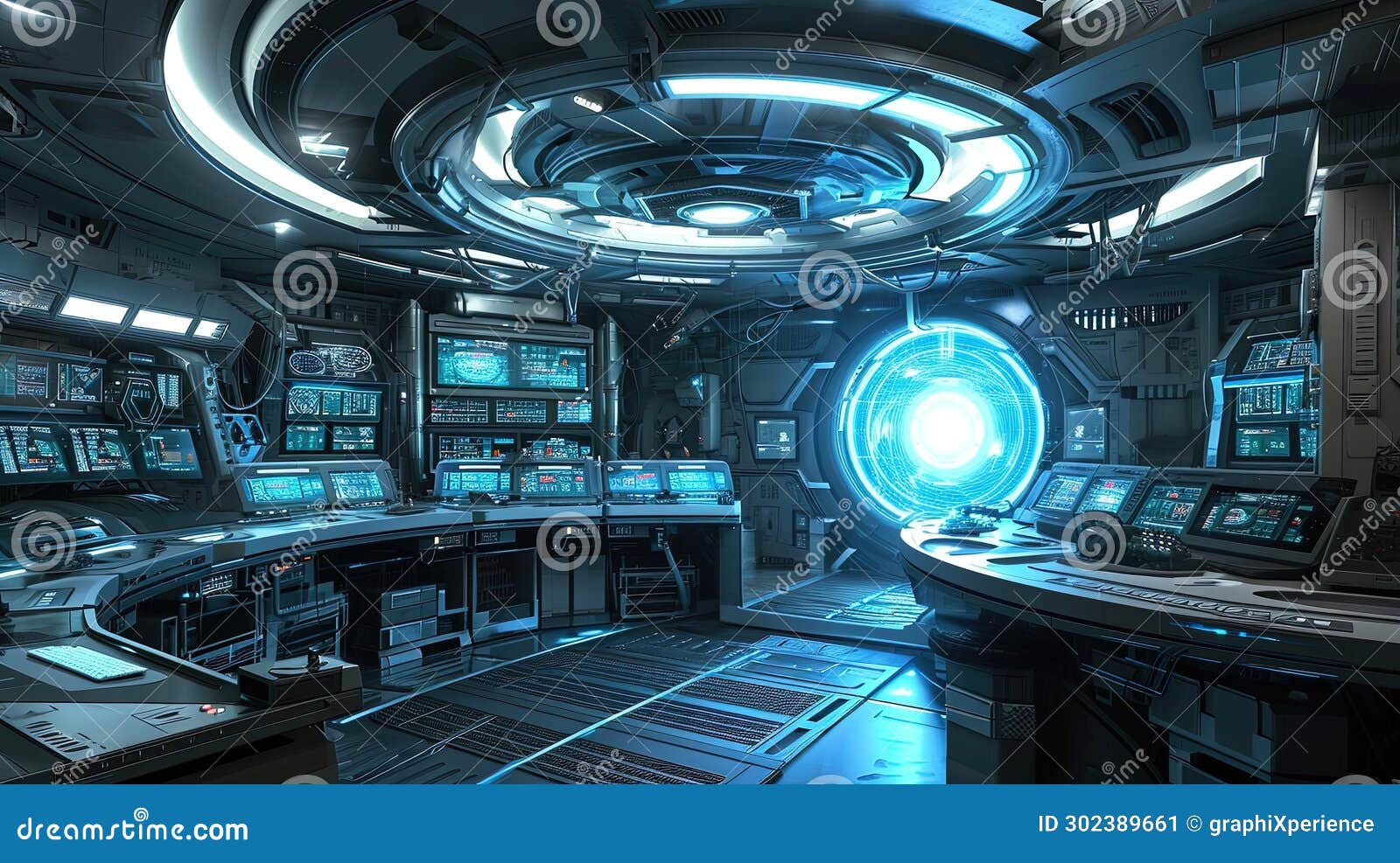 The Pulsating Warp Core stock illustration. Illustration of factory ...