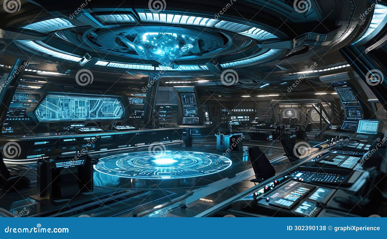 The Pulsating Warp Core stock illustration. Illustration of production ...