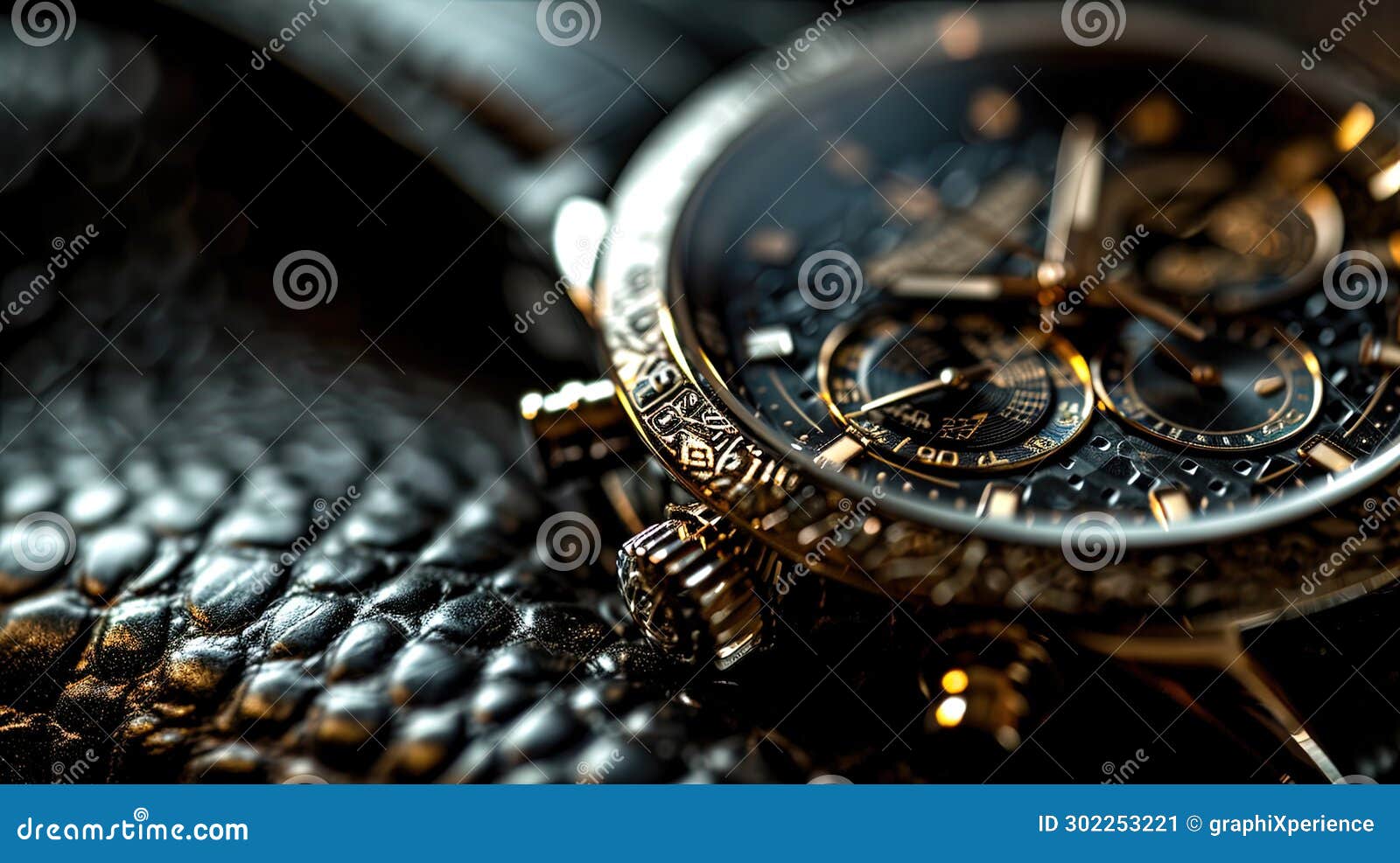 Reflections of Time stock illustration. Illustration of record - 302253221