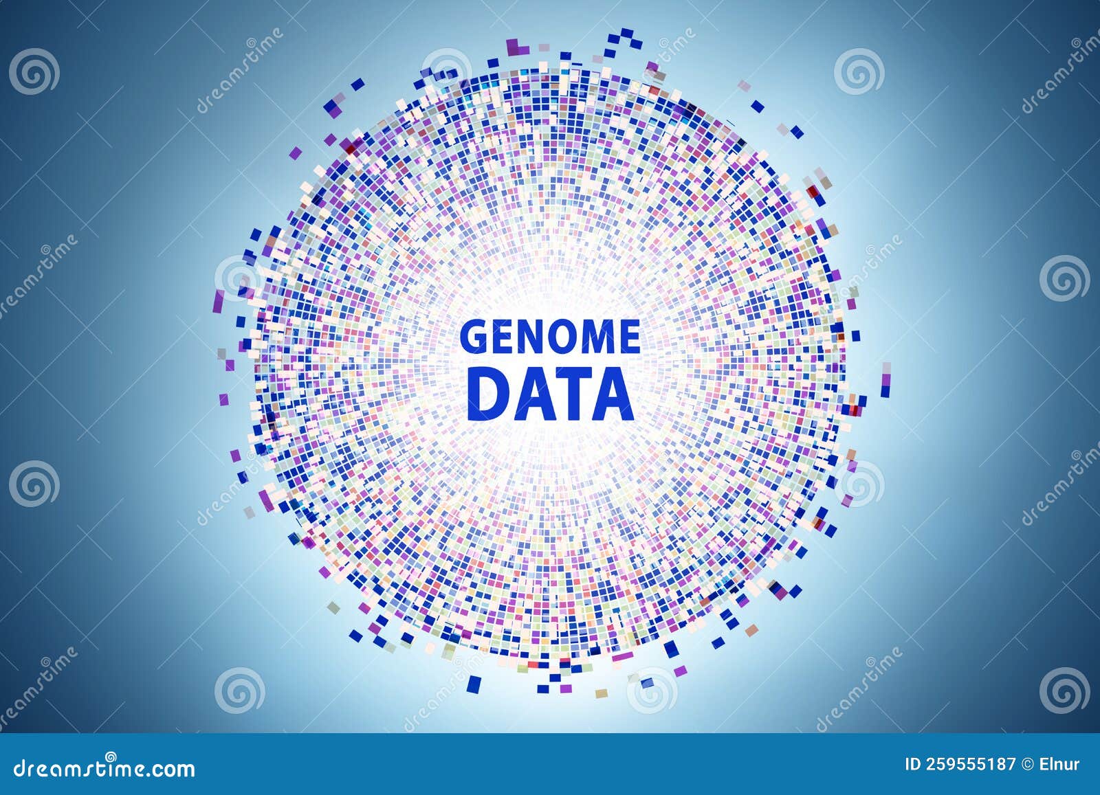 Illustration of Genome Data Code Stock Image - Image of genome, medical ...