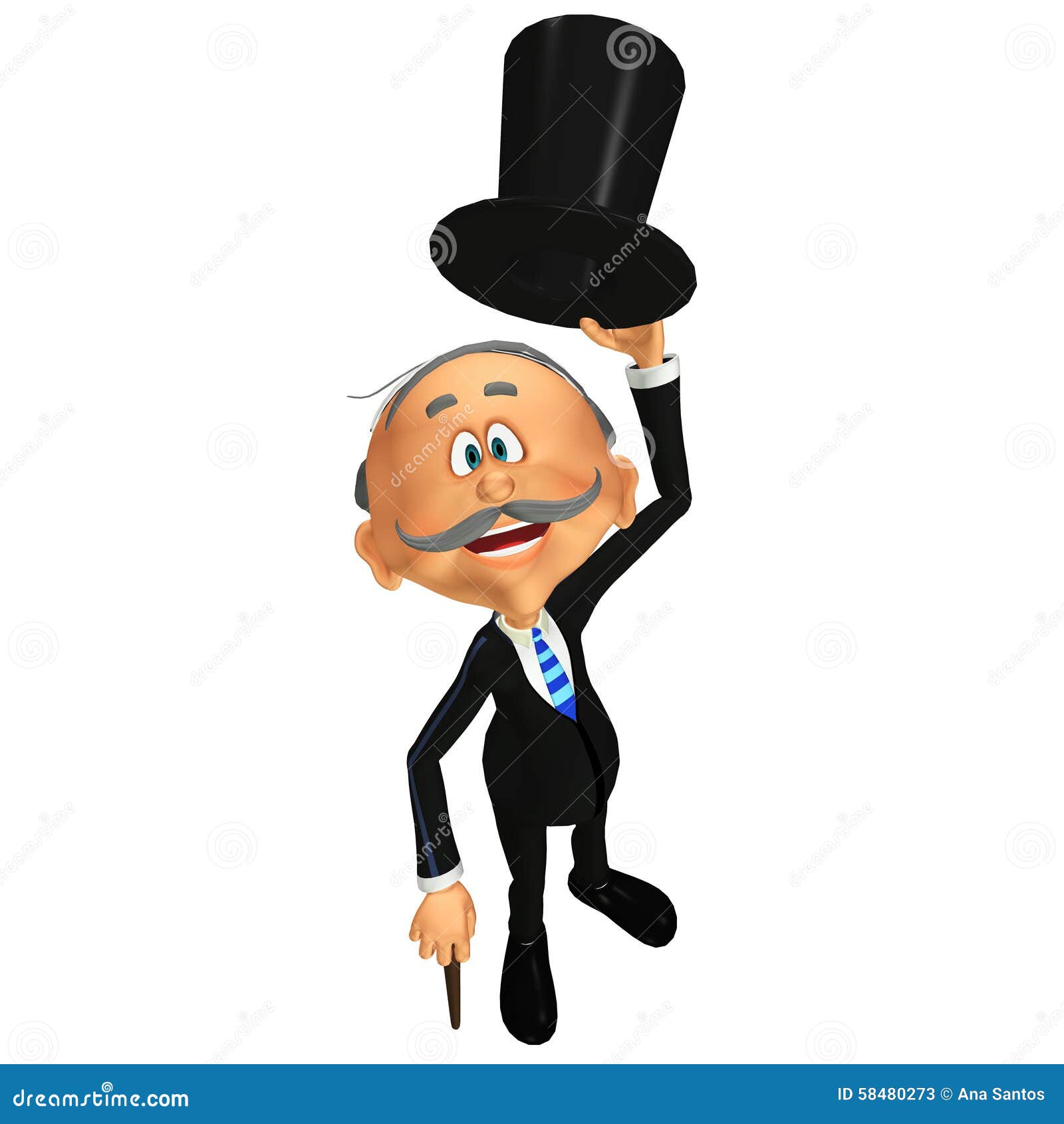 Illustration of a Gentleman Stock Illustration - Illustration of adult ...