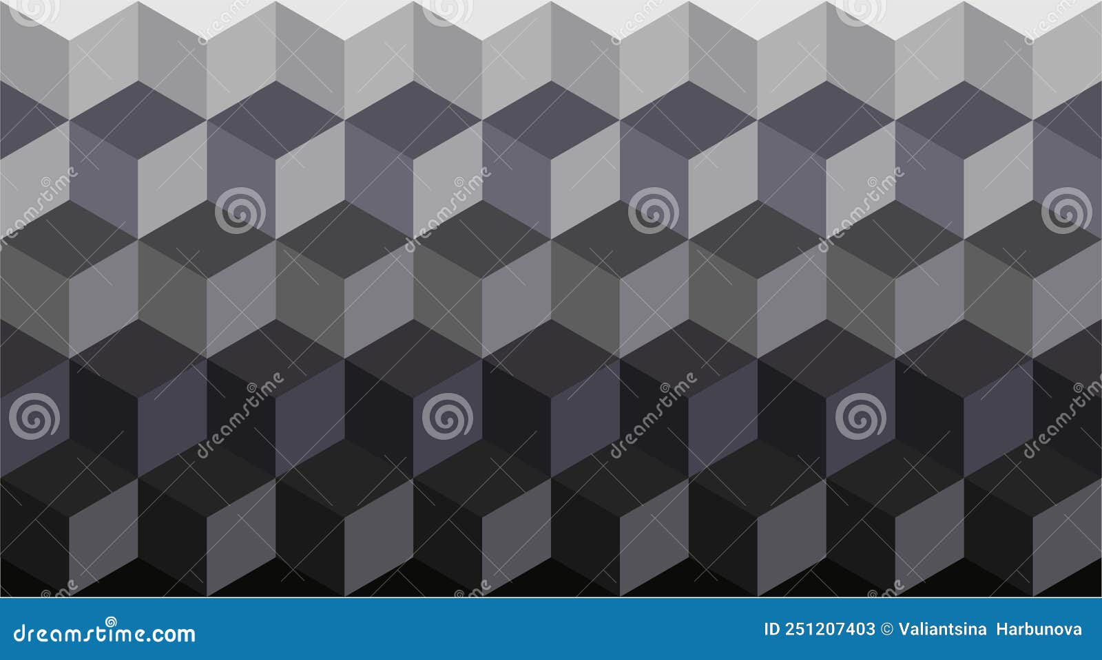 Illustration Geometric Background. Abstraction Gray Cube Stock Vector ...
