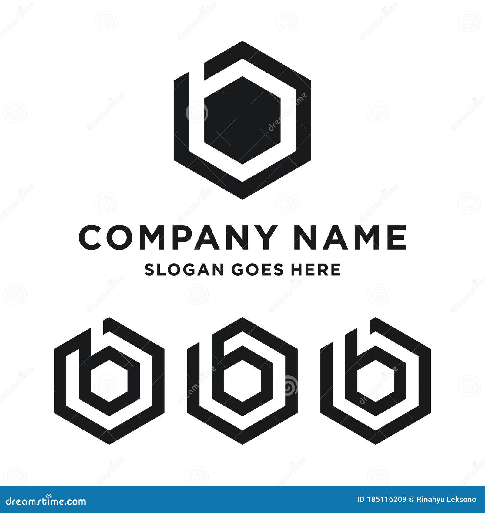 Illustration of Geometric Letter B Logo Template Design Vector in ...