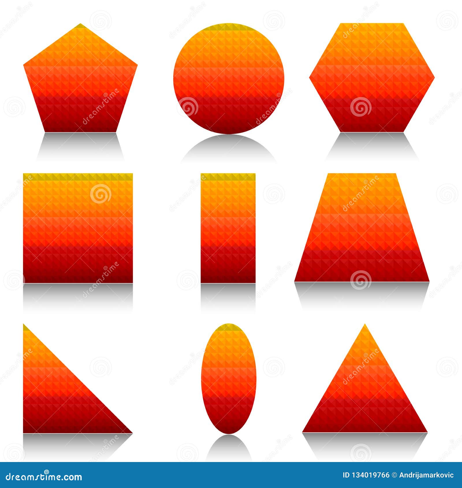 Geometric shapes set stock vector. Illustration of shapes - 134019766 Geometric shapes set stock vector. Illustration of shapes - 134019766