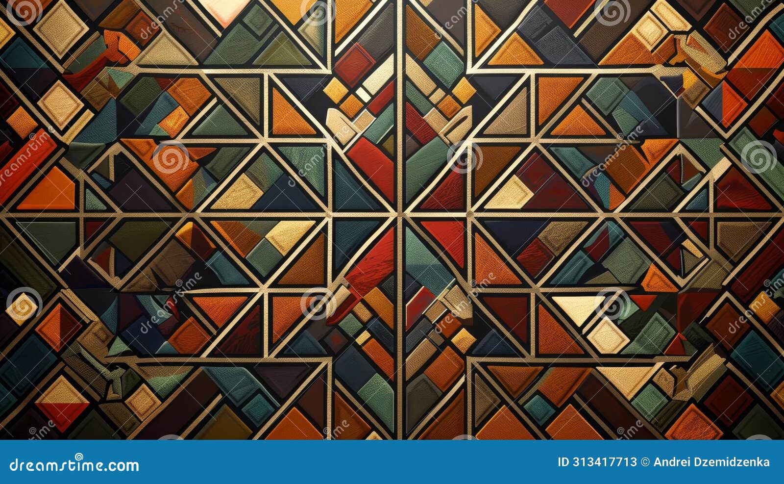 Illustration of Geometry Background with Pattern (Vector) Stock Image ...