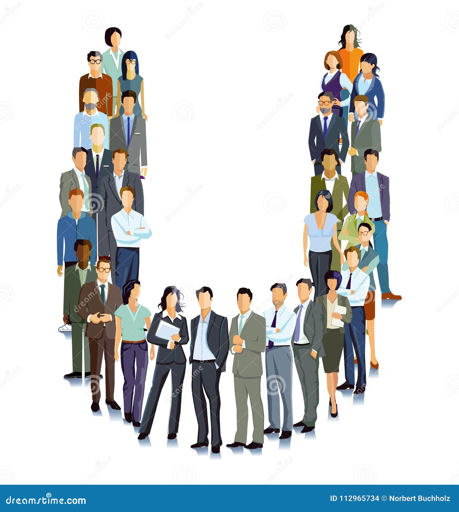 Together, Business People Workgroup Pictogram, Block Silhouette Icon ...
