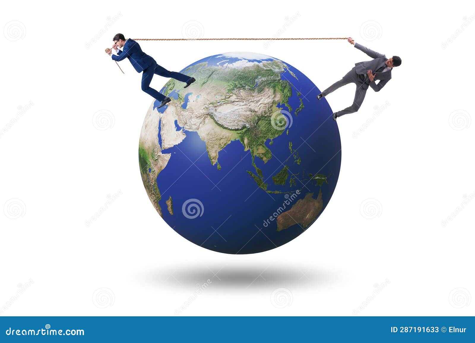 Illustration of Global International Conflict Stock Image - Image of ...