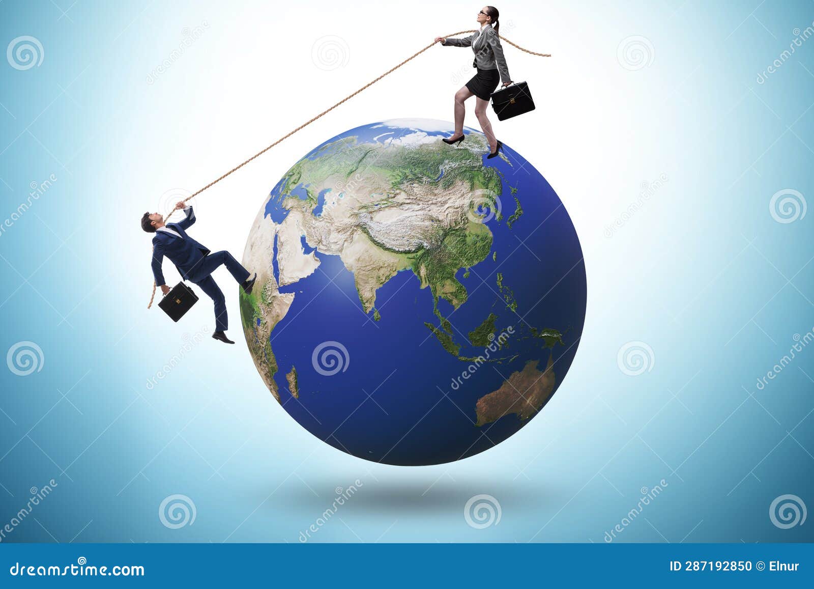 Illustration of Global International Conflict Stock Photo - Image of ...