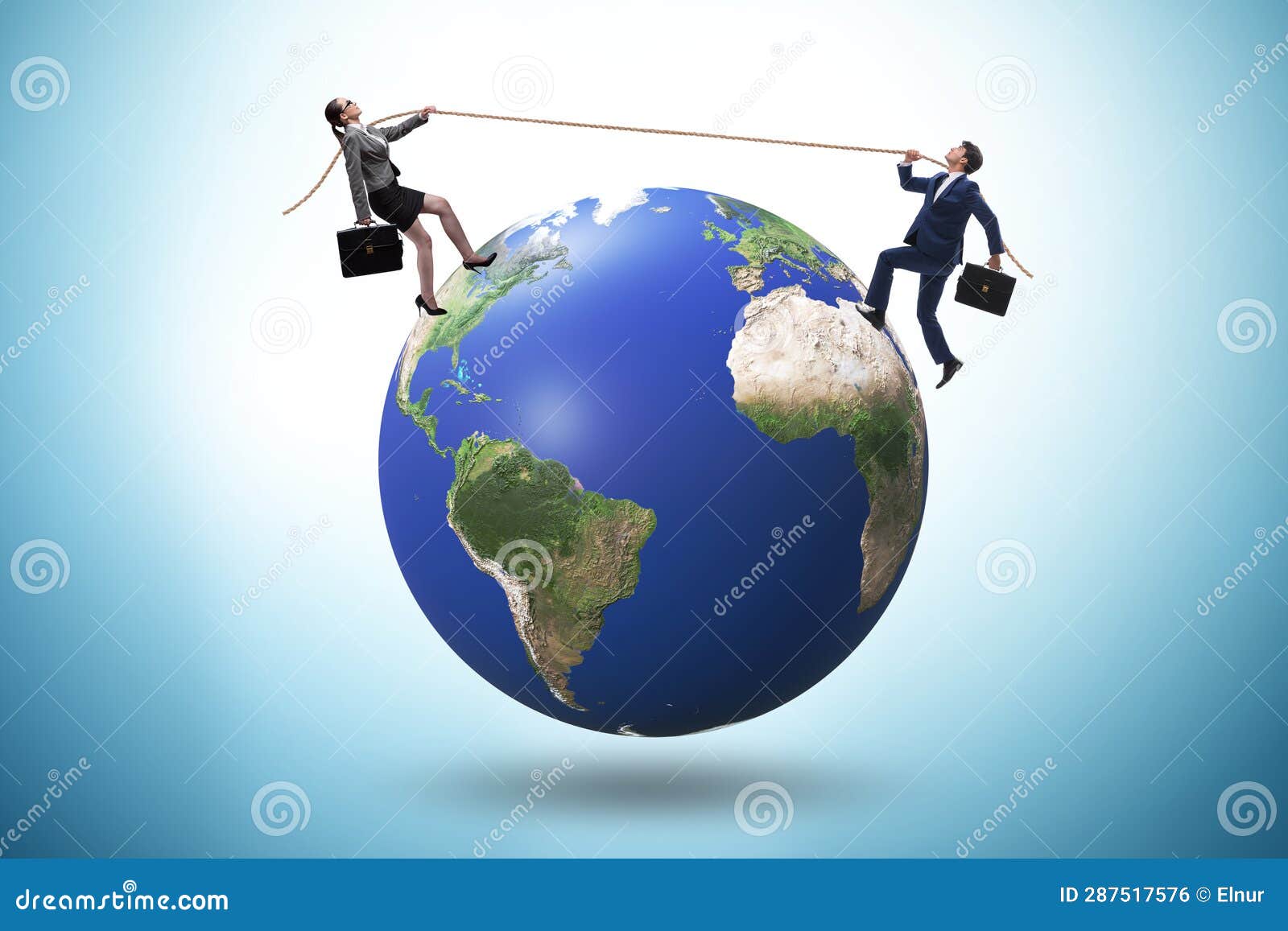 Illustration of Global International Conflict Stock Photo - Image of ...