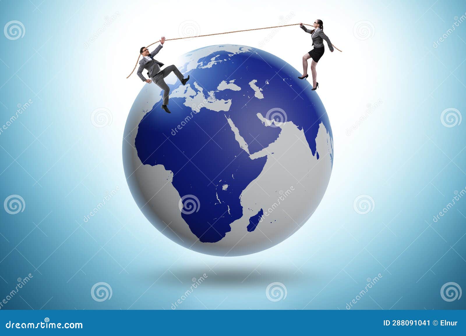 Illustration of Global International Conflict Stock Image - Image of ...