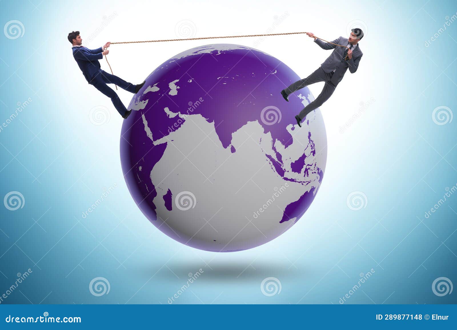 Illustration of Global International Conflict Stock Photo - Image of ...