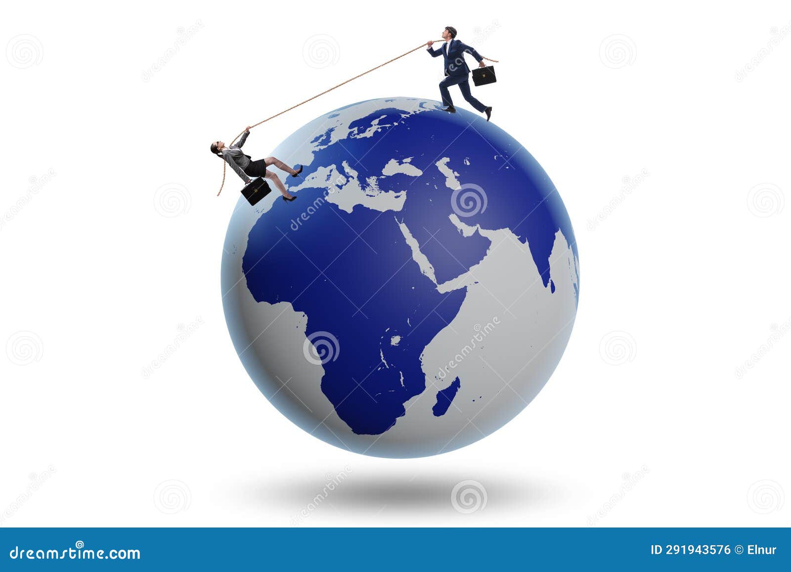Illustration of Global International Conflict Stock Illustration ...