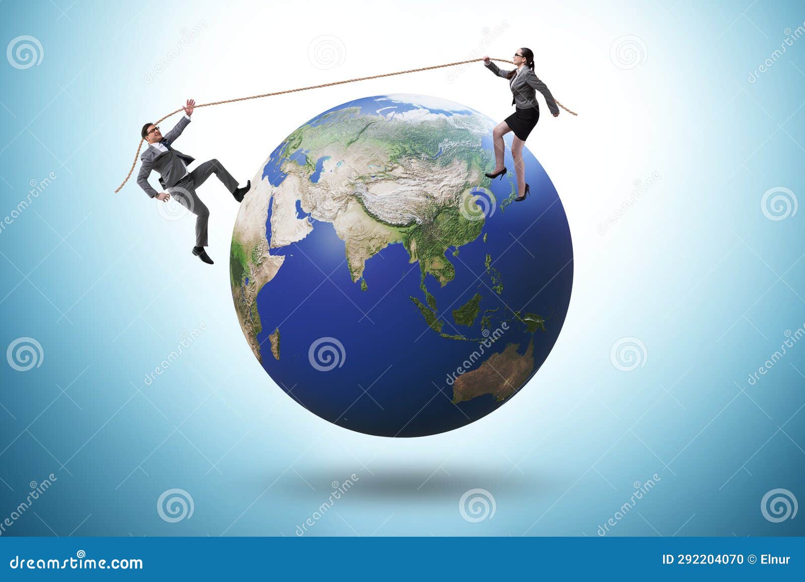 Illustration of Global International Conflict Stock Photo - Image of ...