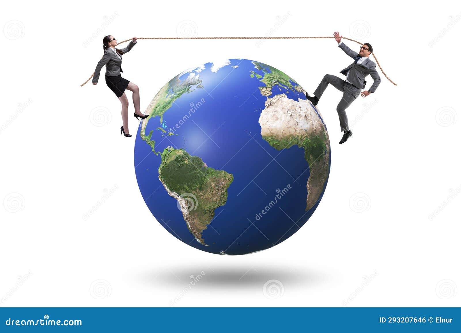 Illustration of Global International Conflict Stock Illustration ...