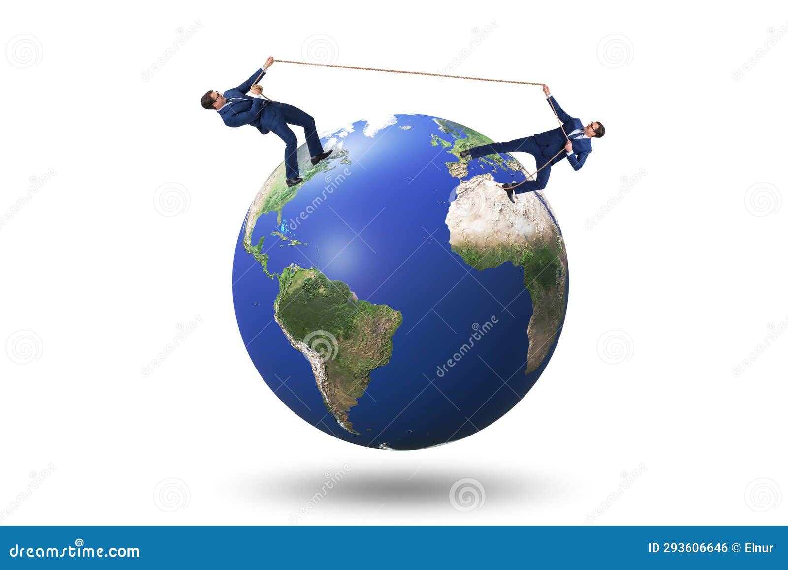 Illustration of Global International Conflict Stock Photo - Image of ...