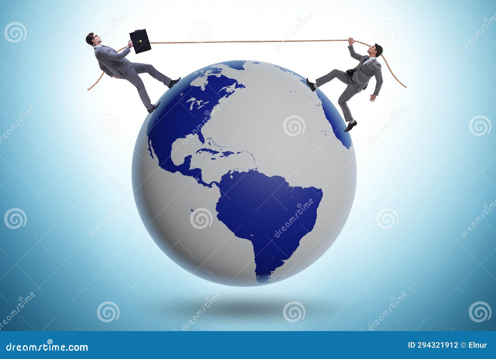Illustration of Global International Conflict Stock Photo - Image of ...
