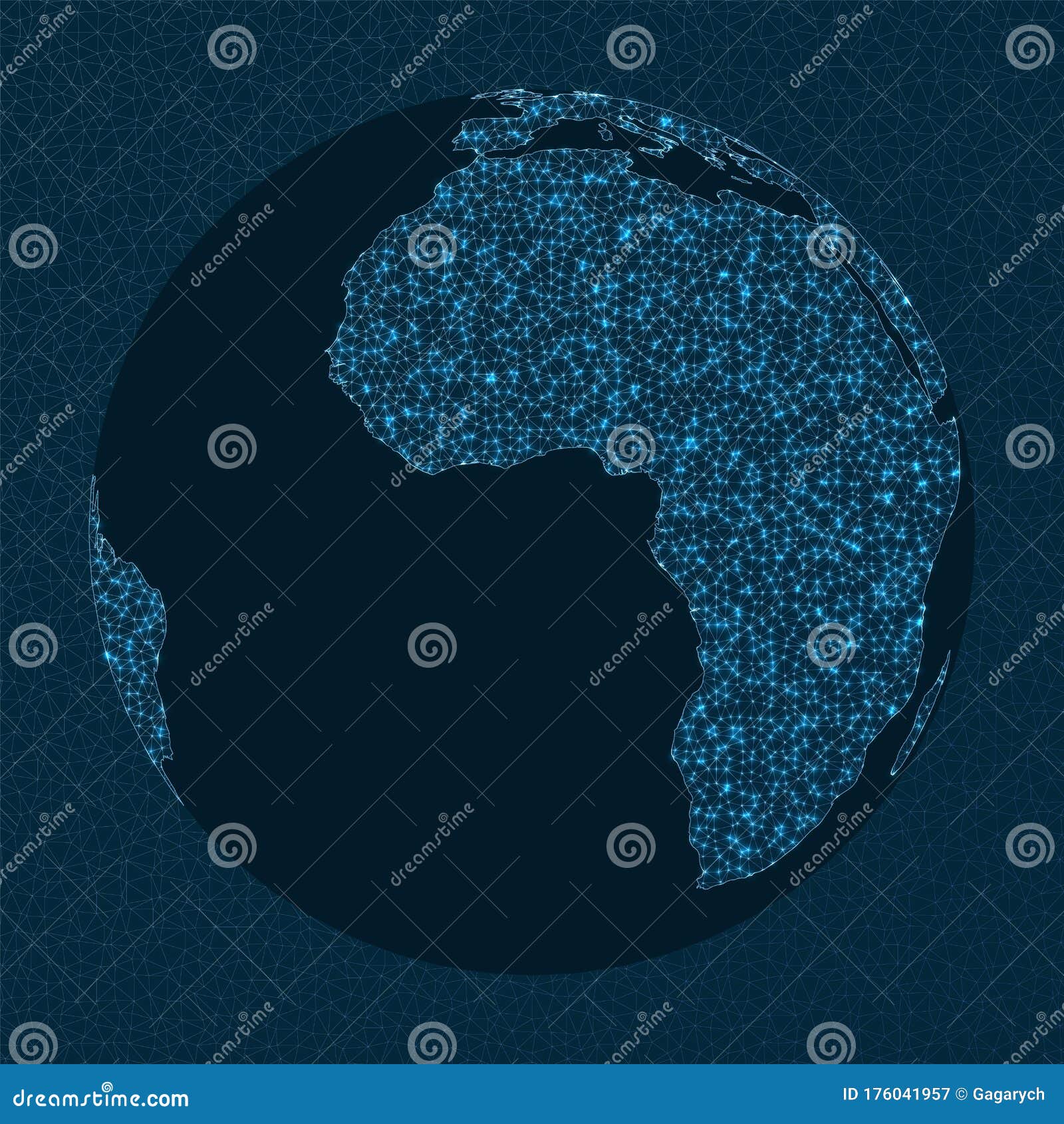 Illustration of Global Network. Stock Vector - Illustration of network ...
