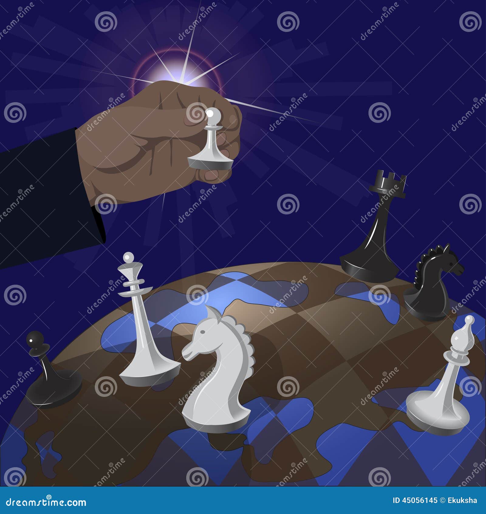 Illustration of Global Policy. Stock Vector - Illustration of black ...