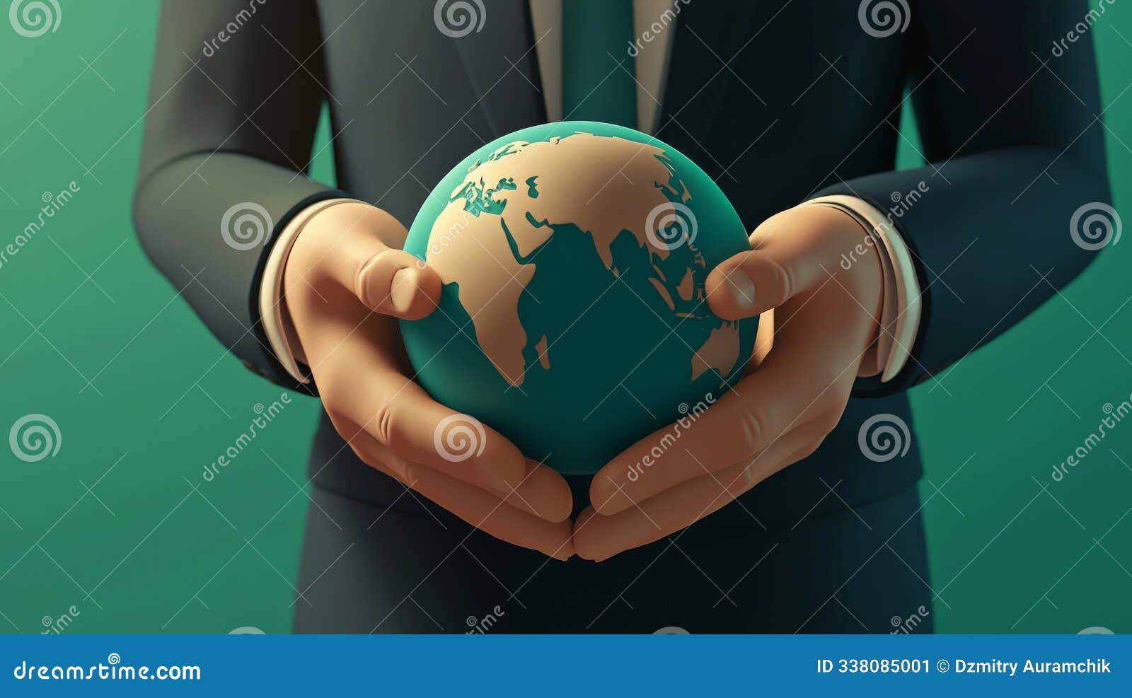 Illustration of Going Green To Save Humans, Animals, the Environment ...