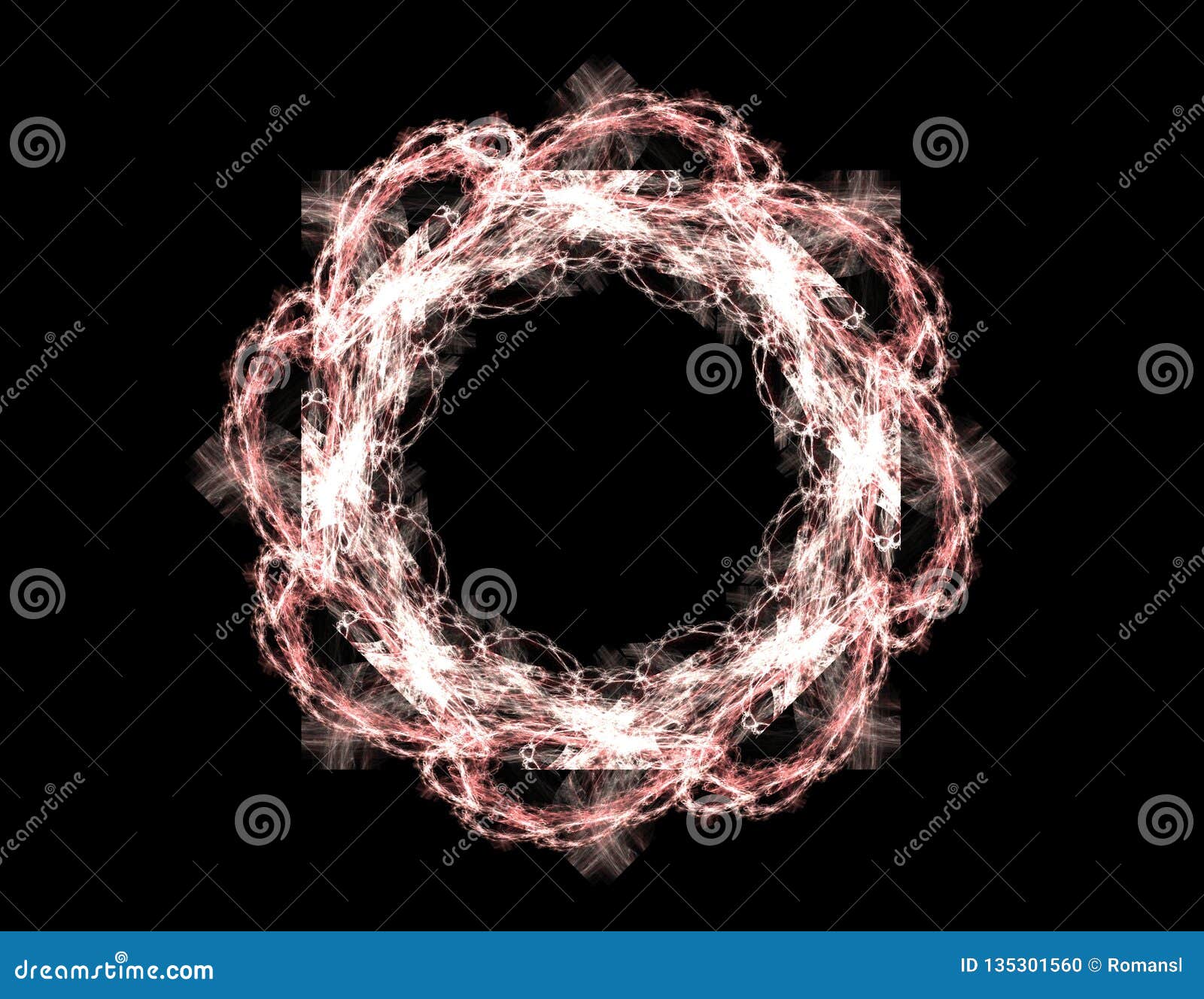 Illustration of Gold Glittering Star Dust Circle Stock Illustration ...