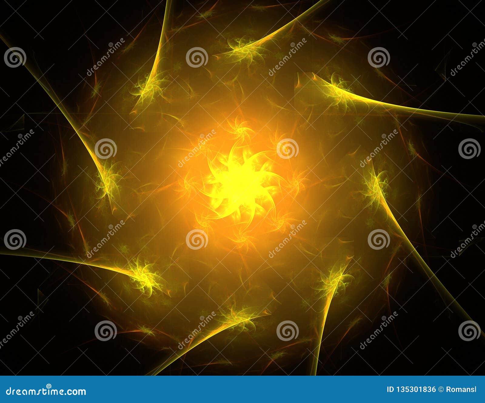 Illustration of Gold Glittering Star Dust Circle Stock Illustration ...