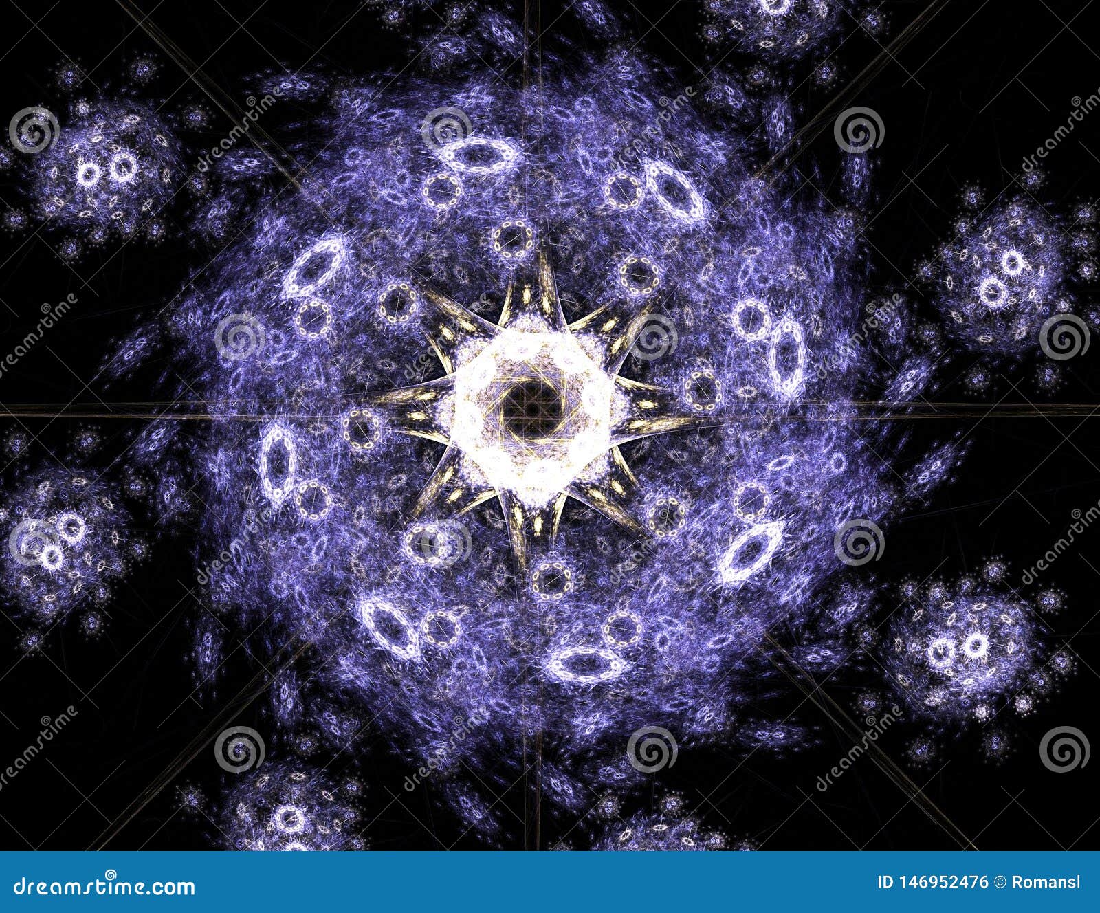 Illustration of Gold Glittering Star Dust Circle Stock Illustration ...