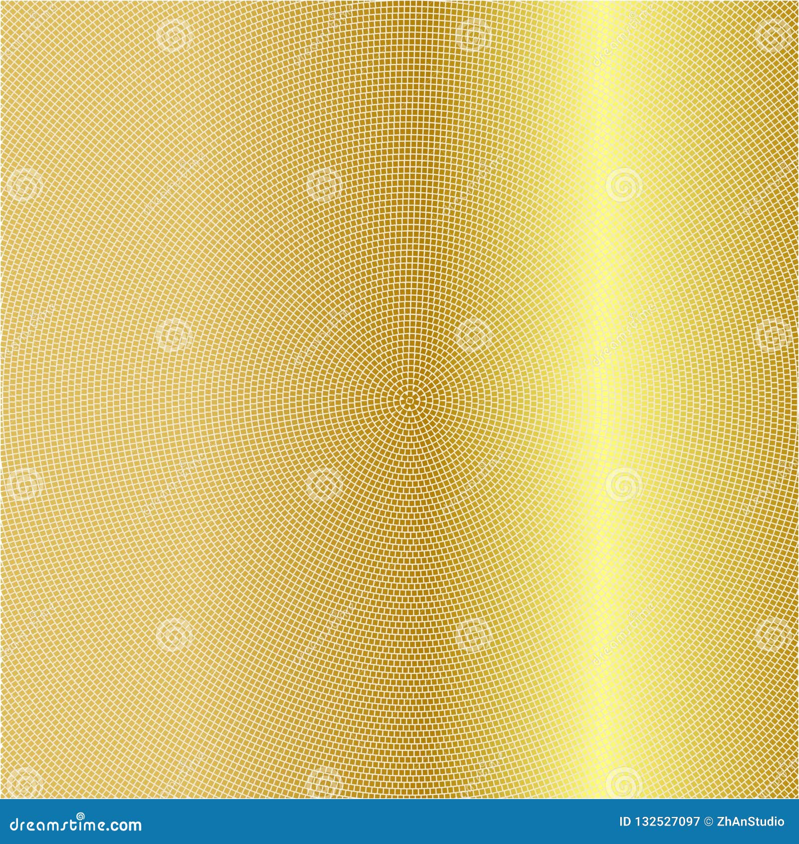 Illustration of Gold. Golden Background with a Gradient Stock Vector ...