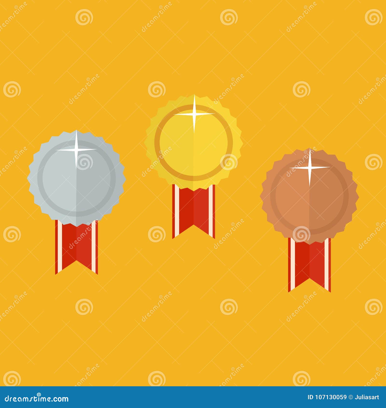 Gold Reward Winner Icon. Illustration Stock Illustration - Illustration ...