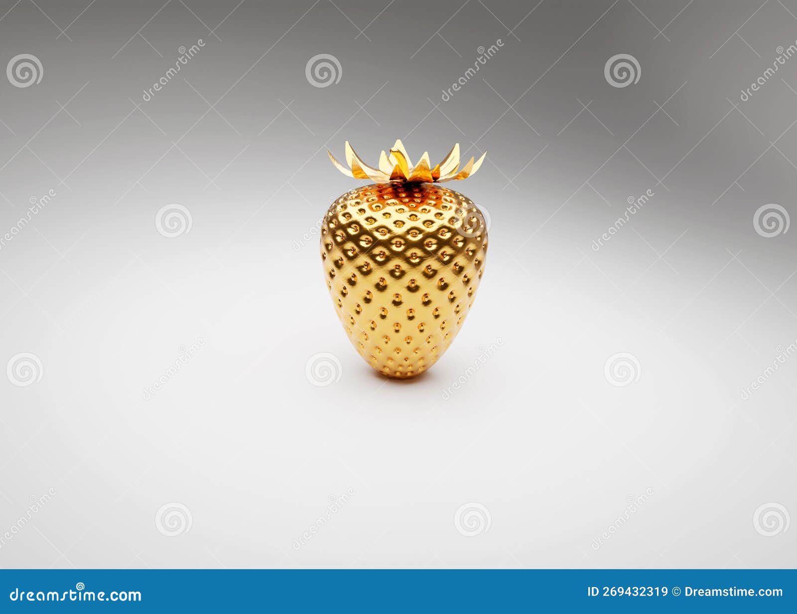 Illustration of a Golden Straw Berry. Stock Illustration - Illustration ...