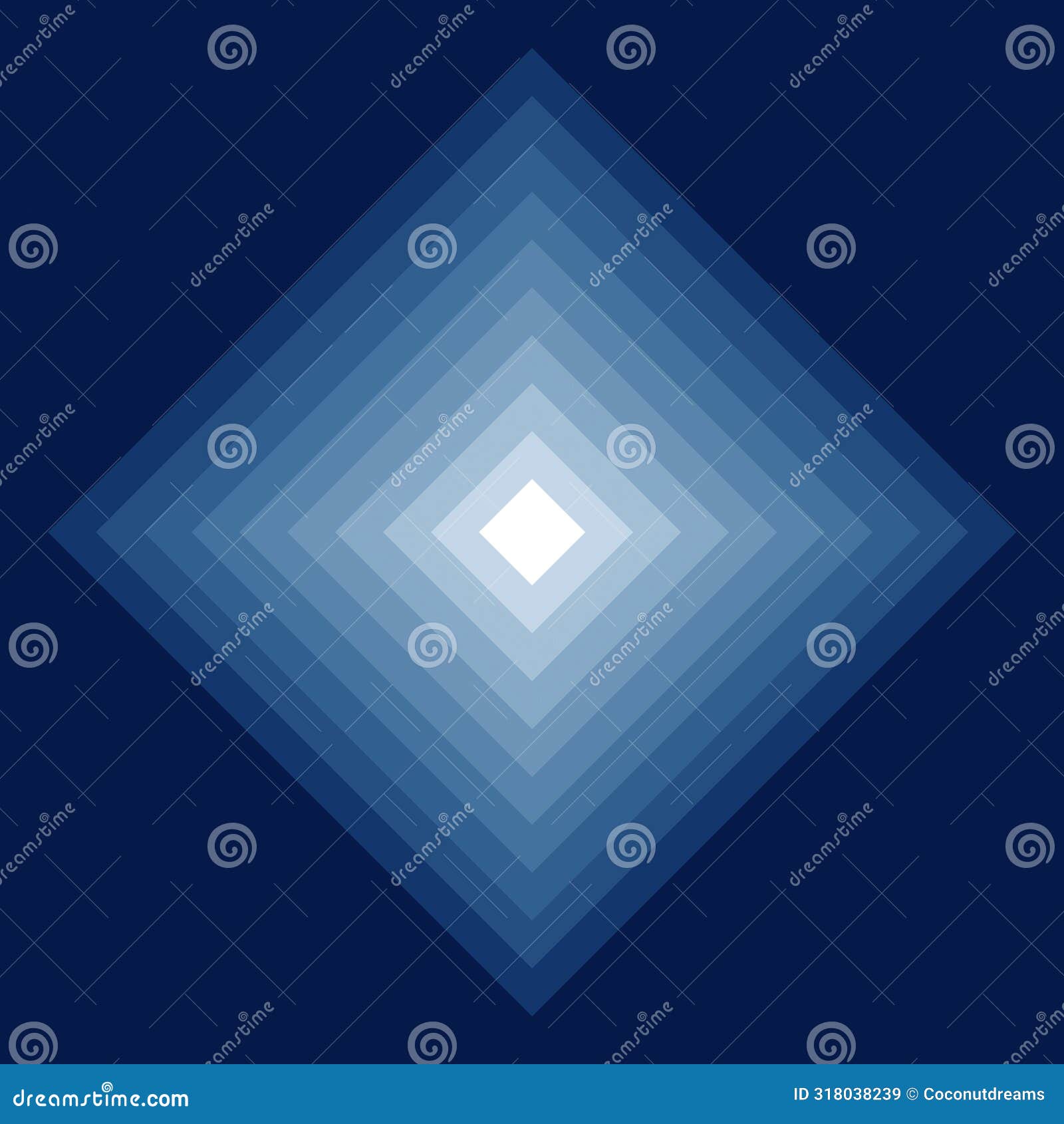 Gradient Deep Blue Abstract 3D Square Diamond Shaped Background Stock ...